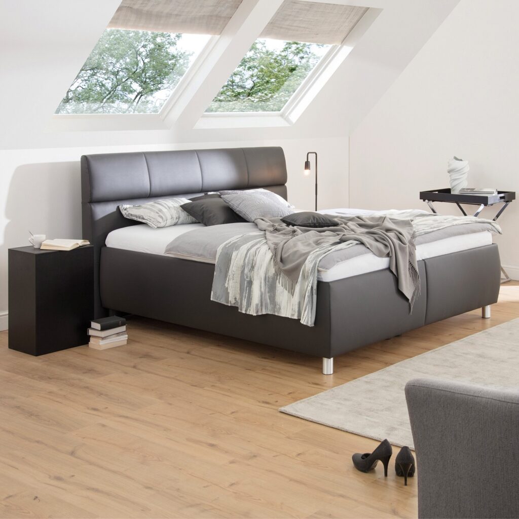 Polsterbett Maria mit Bettkasten und elektrischen Lattenrost - Soulbed